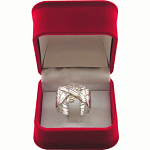 12 Band - Sterling Silver Puzzle Ring | Wire Puzzles | Puzzle Master Inc