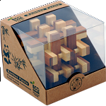 Bamboo Wood Puzzle - Lock Up | Wood Puzzles | Puzzle Master Inc