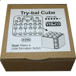Try-bal Cube | European Wood Puzzles | Puzzle Master Inc