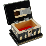 Romanian Puzzle Box - Medium Black | Wooden Puzzle Boxes | Puzzle ...
