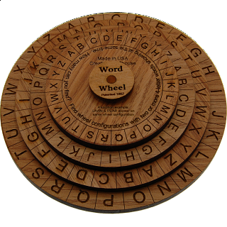 Word Wheel | Wood Puzzles | Puzzle Master Inc