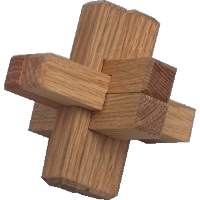 Triple Cross Wood Puzzles Puzzle Master Inc