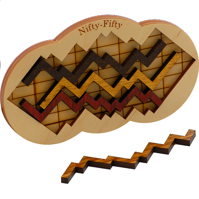 Nifty Fifty | Wood Puzzles | Puzzle Master Inc