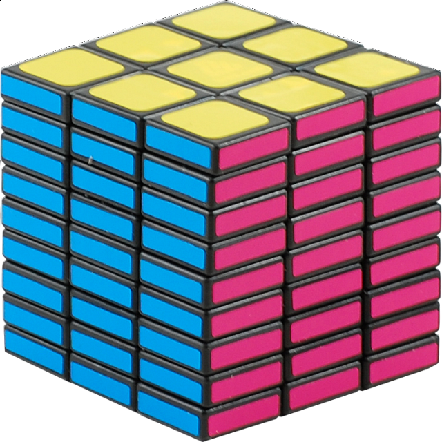 3x3x9 I - Black Body | Rubik's Cube & Others | Puzzle Master Inc