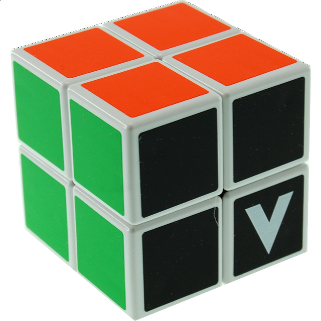 V-CUBE 2 Flat (2x2x2): White | Rubik's Cube & Others | Puzzle Master Inc