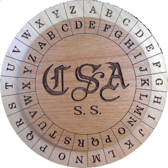 Confederate Army Cipher Disk | Wood Puzzles | Puzzle Master Inc