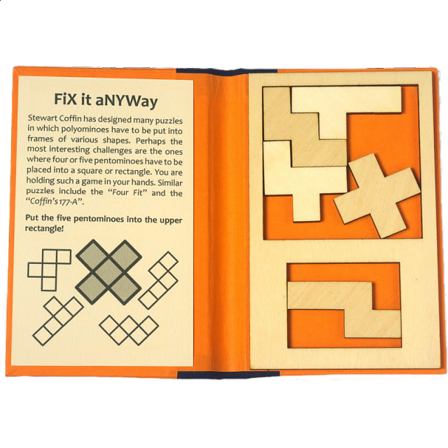 Puzzle Booklet - FiX it aNYWay | Packing Puzzles | Puzzle Master Inc