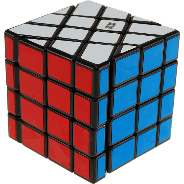 4x4x4 Windmill Cube - Black Body | Rubik's Cube & Others | Puzzle ...