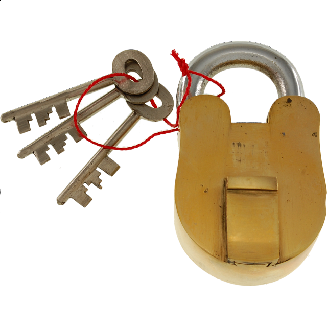 Brass 12 Lever Padlock | Padlocks | Puzzle Master Inc