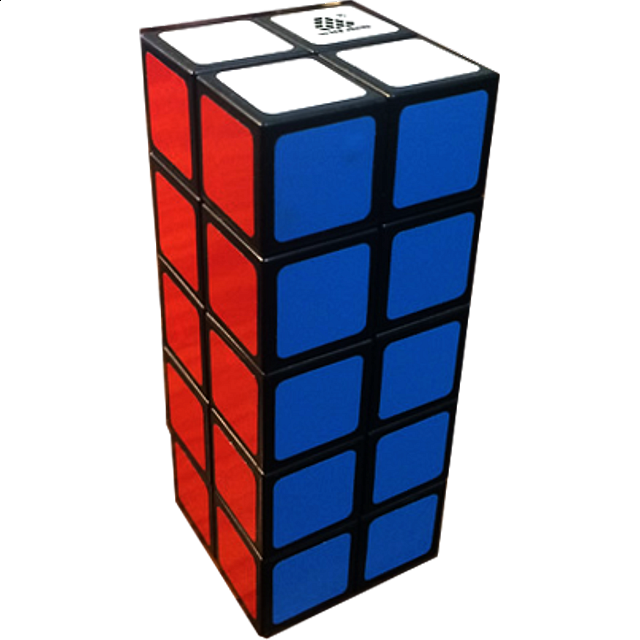 WitEden 2x2x5 Cuboid Cube - Black Body | Other Rotational Puzzles ...