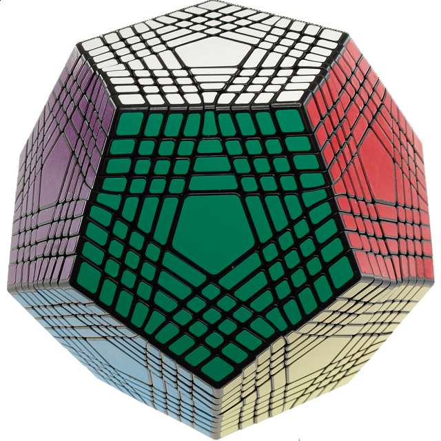 Petaminx (Flat-shaped) - Black Body | Rubik's Cube & Others | Puzzle ...