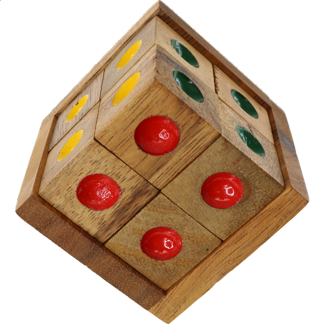 Crazy 6 Cube | Wood Puzzles | Puzzle Master Inc