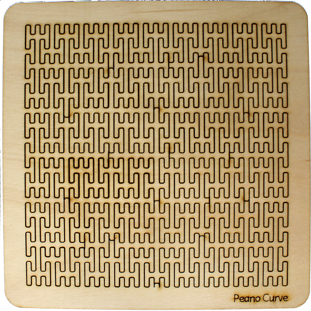 Wooden Fractal Tray Puzzle - Peano Curve | Martin Raynsford | Puzzle ...