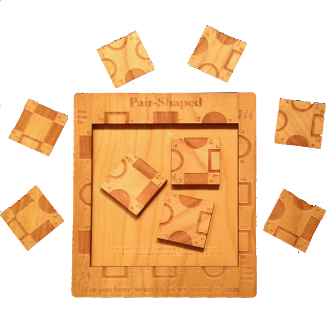 Pair-Shaped | Wood Puzzles | Puzzle Master Inc