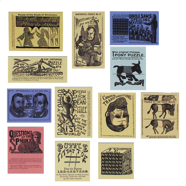 Sam Loyd's Puzzle Card Collection | More Puzzles | Puzzle Master Inc