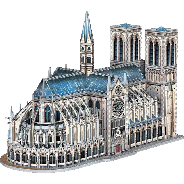 Notre-Dame de Paris - Wrebbit 3D Jigsaw Puzzle | 3D | Puzzle Master Inc