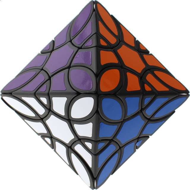 LanLan Clover Octahedron Cube - Black Body | Other Rotational Puzzles ...