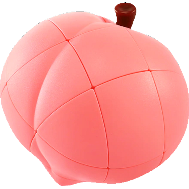 Fruit Series: Peach Cube | Other Rotational Puzzles | Puzzle Master Inc