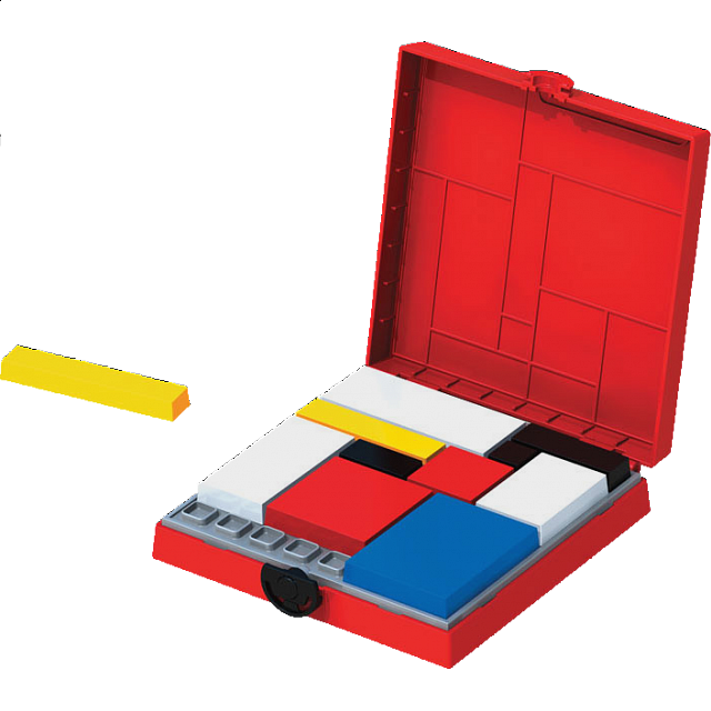 Mondrian Blocks - RED Edition | Packing Puzzles | Puzzle Master Inc