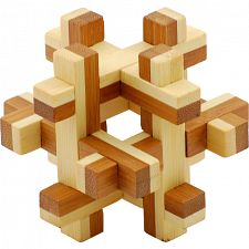 Puzzle Solution for Bamboo Wood Puzzle 1 - Puzzle Master Inc.