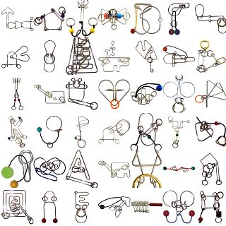 Group Special – A Set Of 42 Wire Puzzles | Skynte