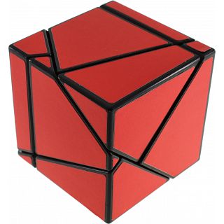 limCube Ghost Cube 2x2x2 - Black Body with Red labels | Rubik's Cube ...