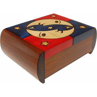 Moon & Stars Puzzle Box | Puzzle Boxes / Trick Boxes | Puzzle Master Inc