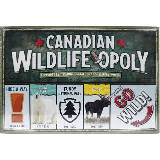 Canadian Wildlife-opoly | Board Games | Puzzle Master Inc