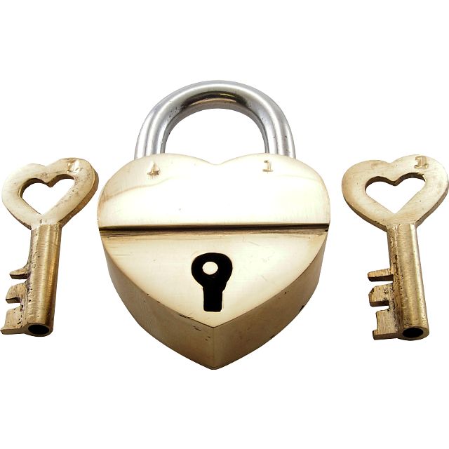 Trick Lock - Broken Heart | Puzzle Locks | Puzzle Master Inc