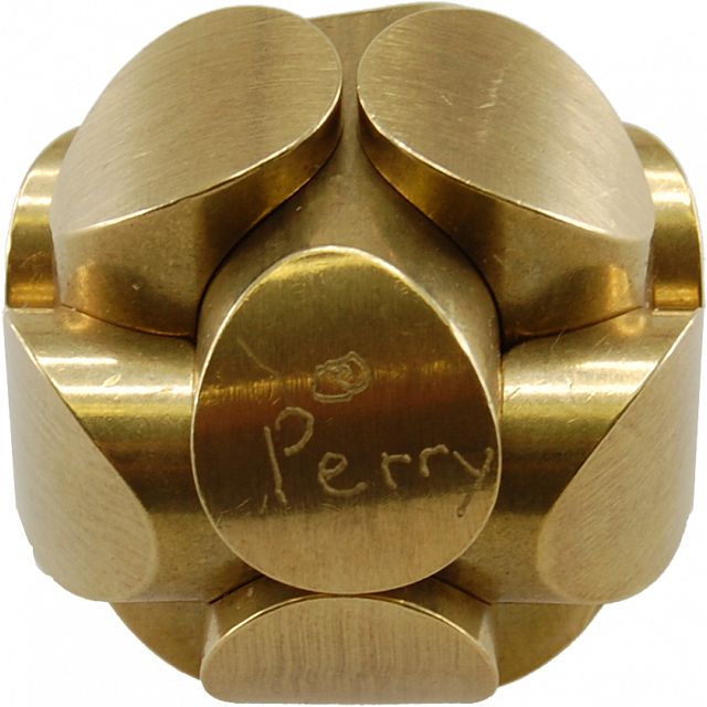 The Ball Puzzle - Brass | More Metal Puzzles | Puzzle Master Inc