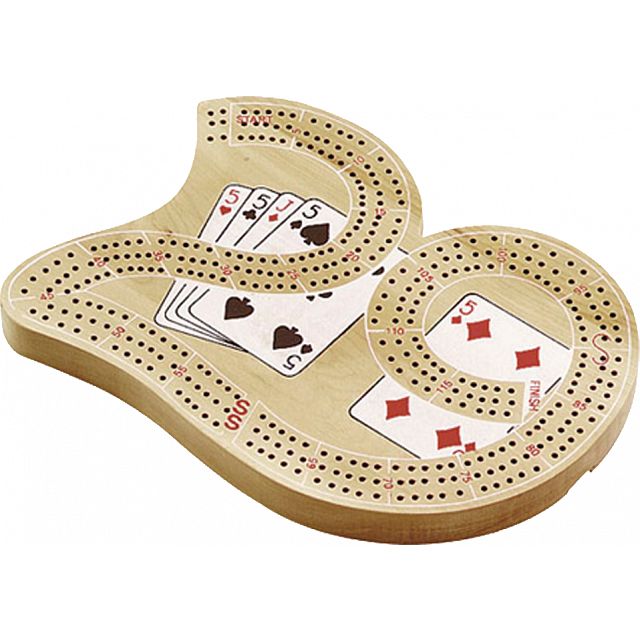 Large " 29 " 3 Track Cribbage Board | Card Games | Puzzle Master Inc