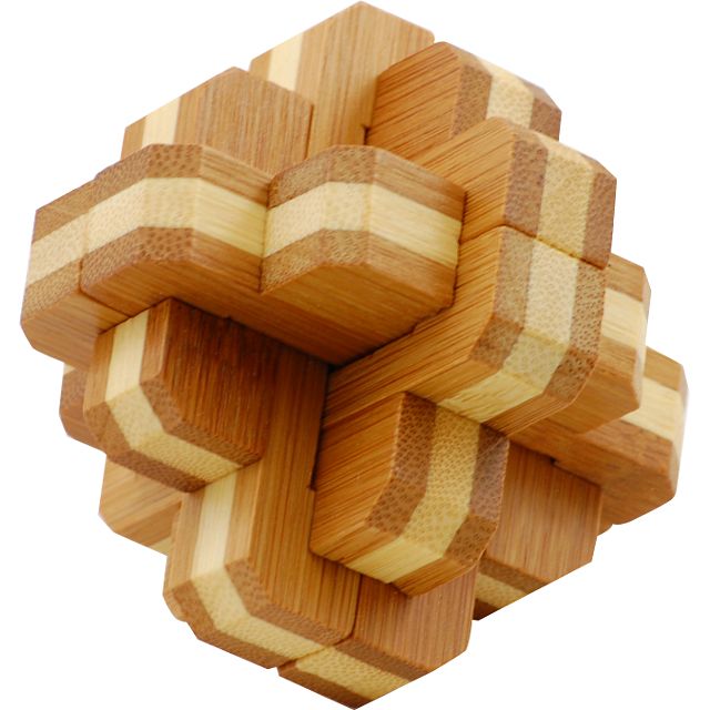 Bamboo Wood Puzzle - Bloom | More Wood Puzzles | Puzzle Master Inc