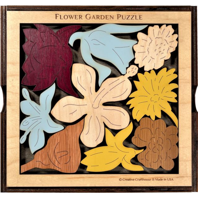 Flower Garden Puzzle | Dave Janelle | Puzzle Master Inc