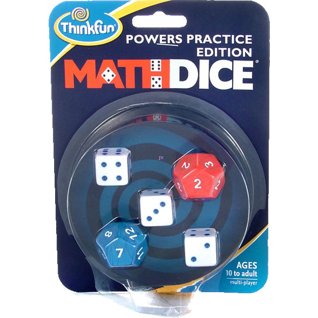 Math Dice: Powers Practice Edition | Sam Ritchie | Puzzle Master Inc