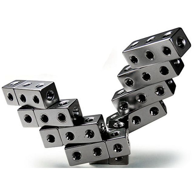 Fight Cube - 3x3x3 - Grey | More Metal Puzzles | Puzzle Master Inc