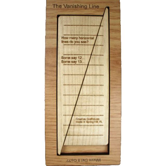 Vanishing Line | More Wood Puzzles | Puzzle Master Inc