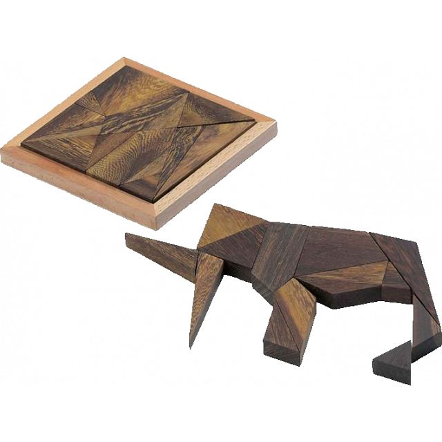 Elephant Puzzle | European Wood Puzzles | Puzzle Master Inc