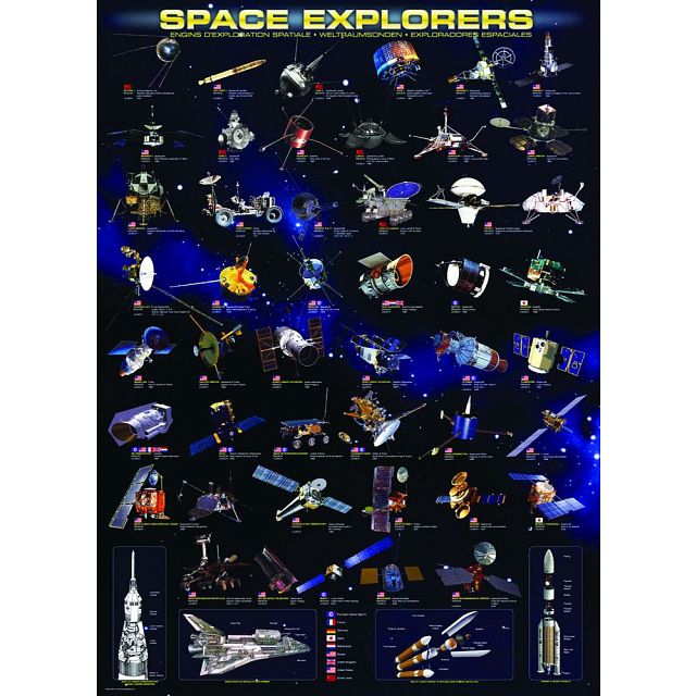 Space Explorers | 1000 Pieces | Puzzle Master Inc