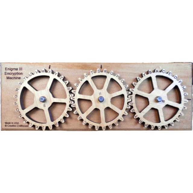 Enigma III Encryption Machine | More Wood Puzzles | Puzzle Master Inc