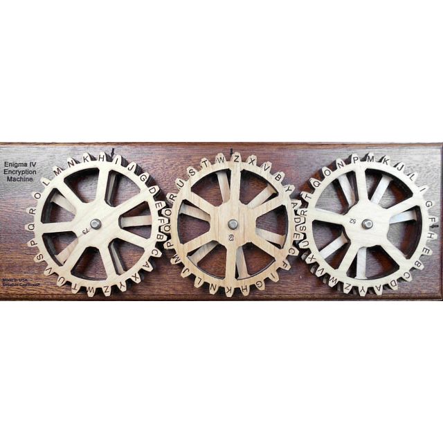 Enigma IV Encryption Machine | More Wood Puzzles | Puzzle Master Inc
