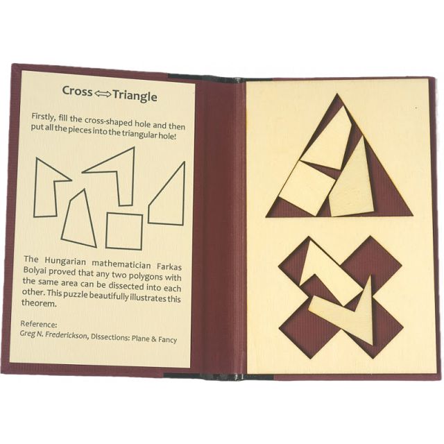 Puzzle Booklet - Cross to Triangle | Packing Puzzles | Puzzle Master Inc