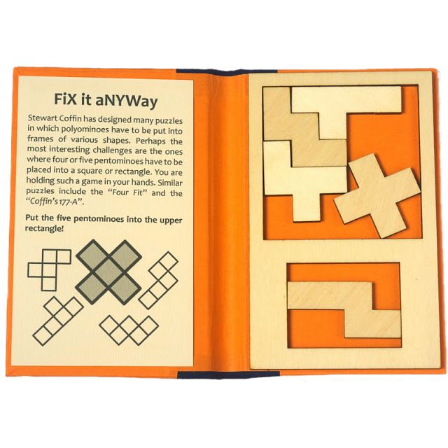 Puzzle Booklet - FiX it aNYWay | Packing Puzzles | Puzzle Master Inc
