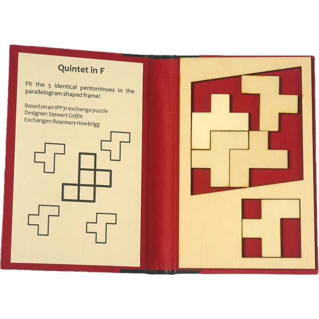 Puzzle Booklet - Quintet in F | Peter Gál | Puzzle Master Inc
