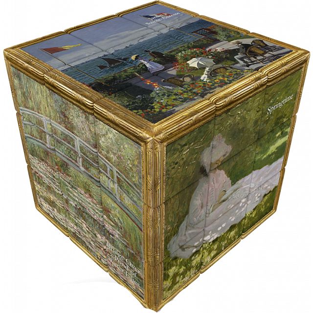 V-CUBE 3 Flat (3x3x3): Monet | 3x3 | Puzzle Master Inc