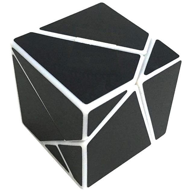 limCube Ghost Cube 2x2x2 - White Body with Black labels | 2x2 | Puzzle Master Inc