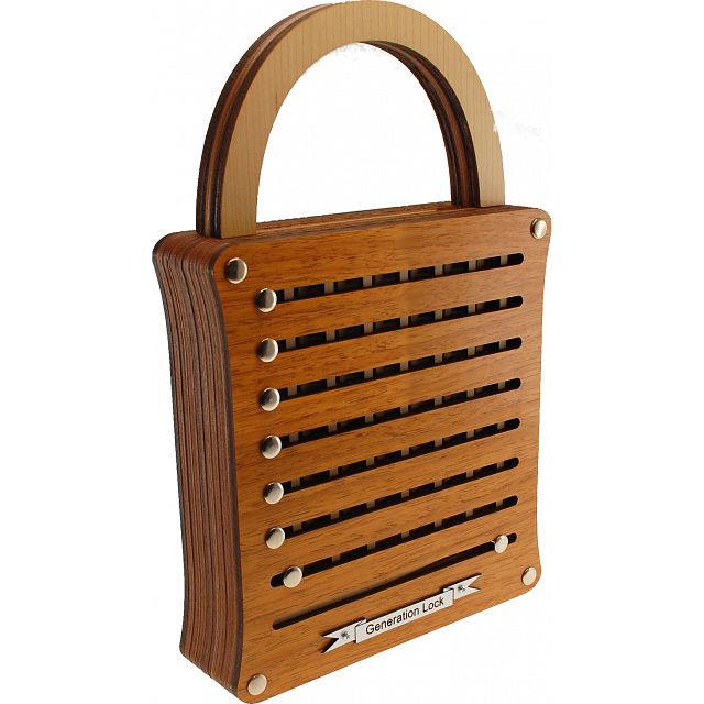 Generation Lock | Wooden Puzzle Locks | Puzzle Master Inc
