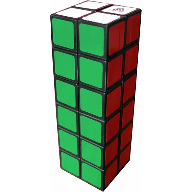 WitEden 2x2x6 Cuboid Cube - Black Body | Other Rotational Puzzles ...