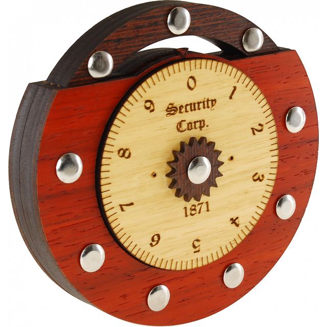 Lock 64 Puzzle | Wooden Puzzle Locks | Puzzle Master Inc