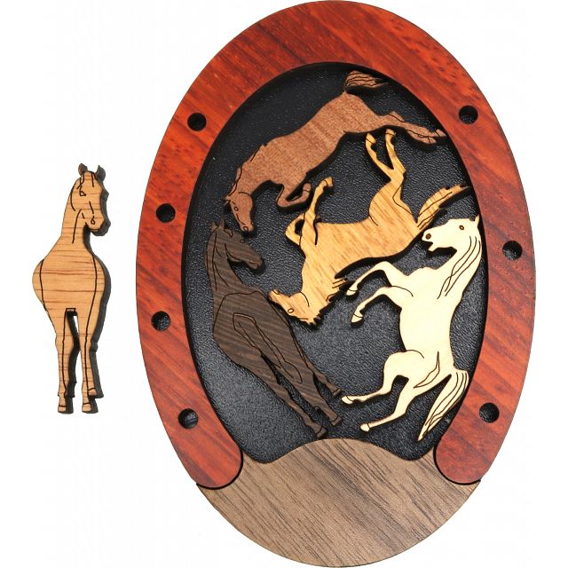 Pferde Hufeisen | European Wood Puzzles | Puzzle Master Inc
