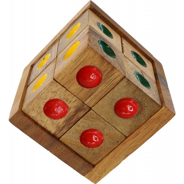 Crazy 6 Cube | More Wood Puzzles | Puzzle Master Inc